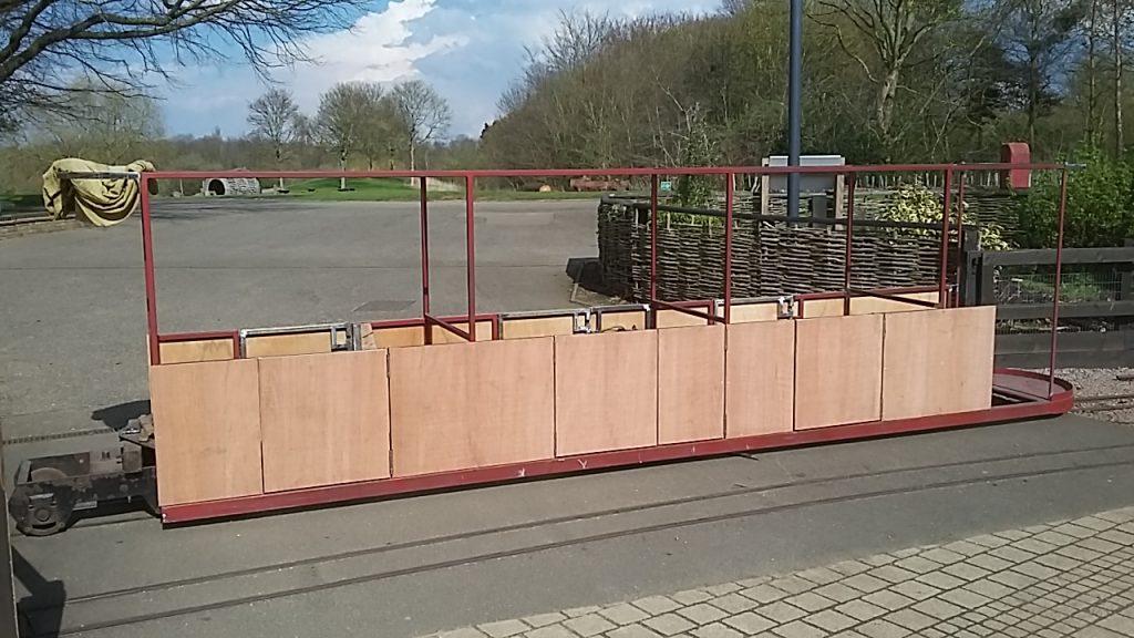 Tram Build – Ferry Meadows Railway