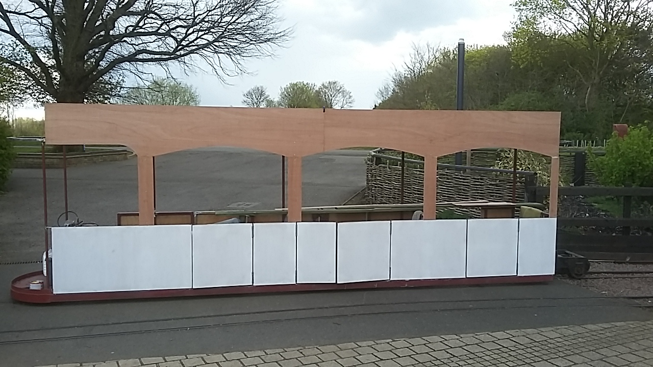 Tram Build – Ferry Meadows Railway