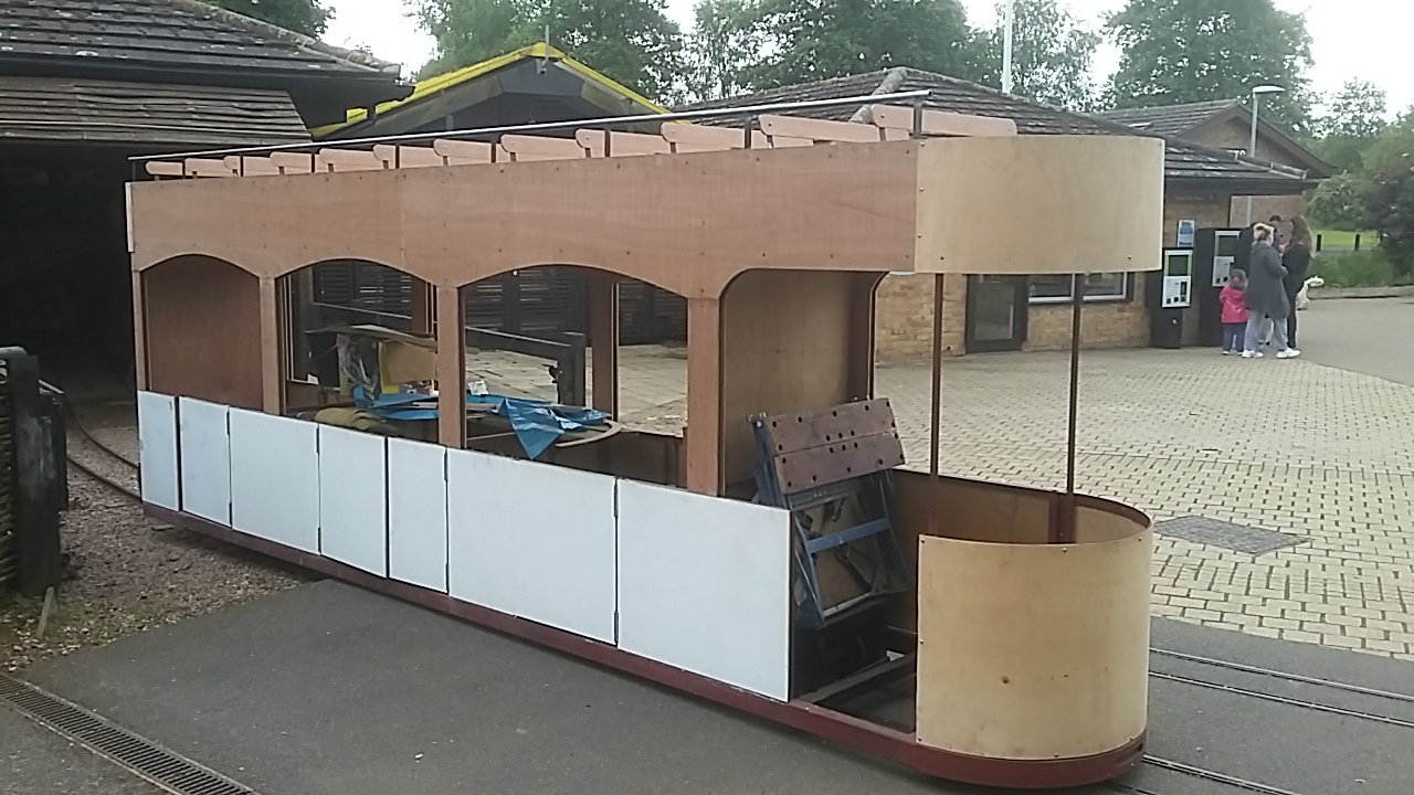 Tram Build – Ferry Meadows Railway